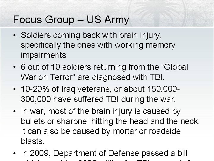 Virtual Rehabilitation Coach for Traumatic Brain Injury Patients