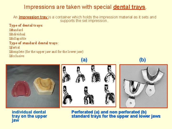 The theme of lecture Impressions and classification of