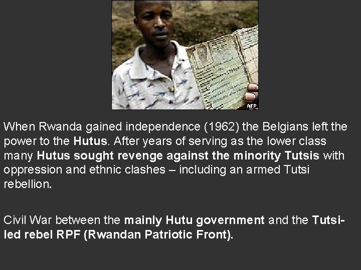 CONNECTING TO FRIDAY We left off talking about