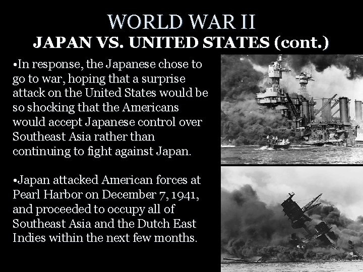 WORLD WAR II GERMANYS EARLY SUCCESS World War