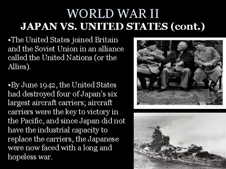 WORLD WAR II GERMANYS EARLY SUCCESS World War