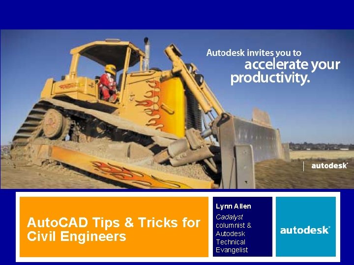 Lynn Allen Auto CAD Tips Tricks for Civil