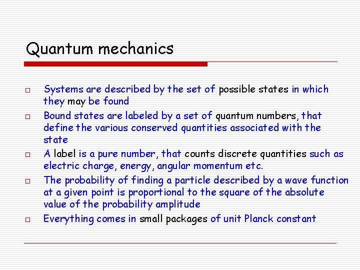 Introduction to the Standard Model High School Teacher