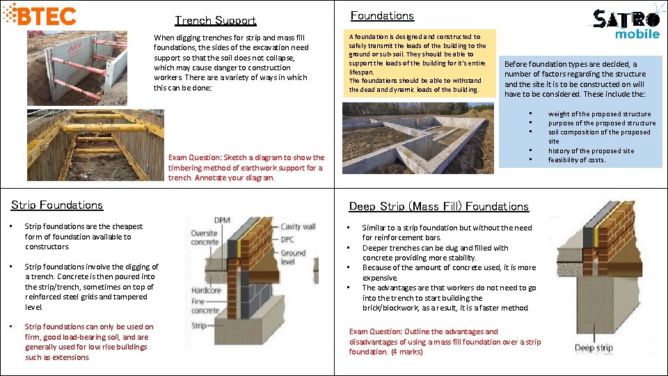 Preconstruction work on site Deskbased PreConstruction Before any