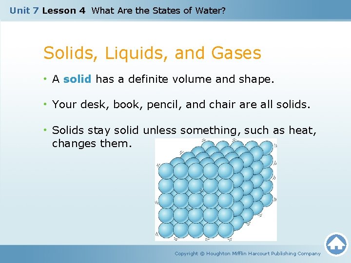 Unit 7 Lesson 4 What Are the States