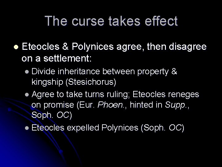Greek Mythology lecture 5 Theban Cycle part 2