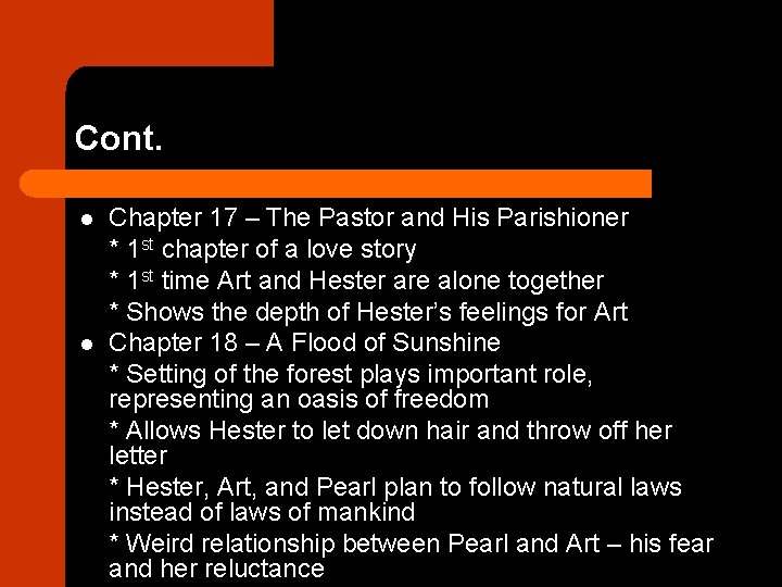The Scarlet Letter Review Power Point English 11