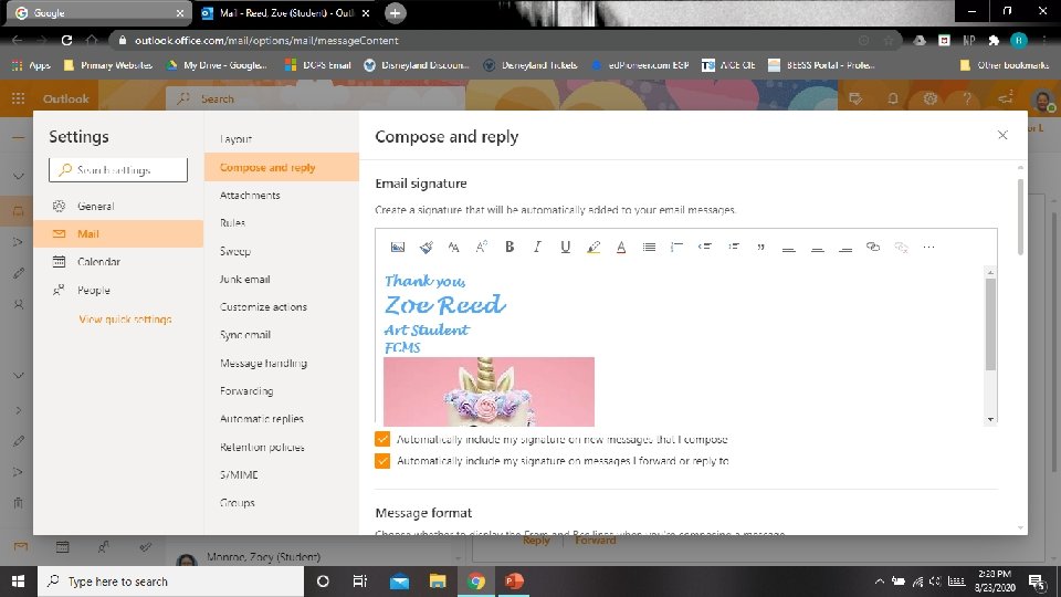 TOOLS FEATURES OF YOUR DCPS EMAIL AND HOW