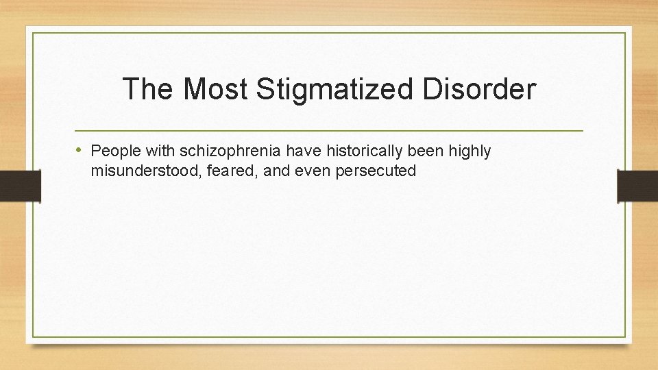 Schizophrenia Dissociative Disorders Misunderstood and Stigmatized The Most