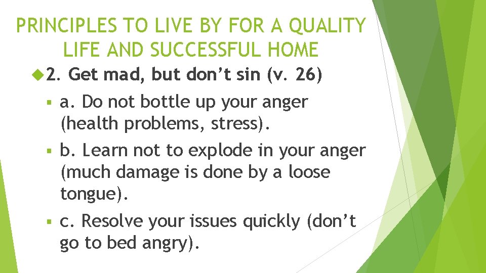 LIVING IN BALANCE Determining Family Priorities Art Adams