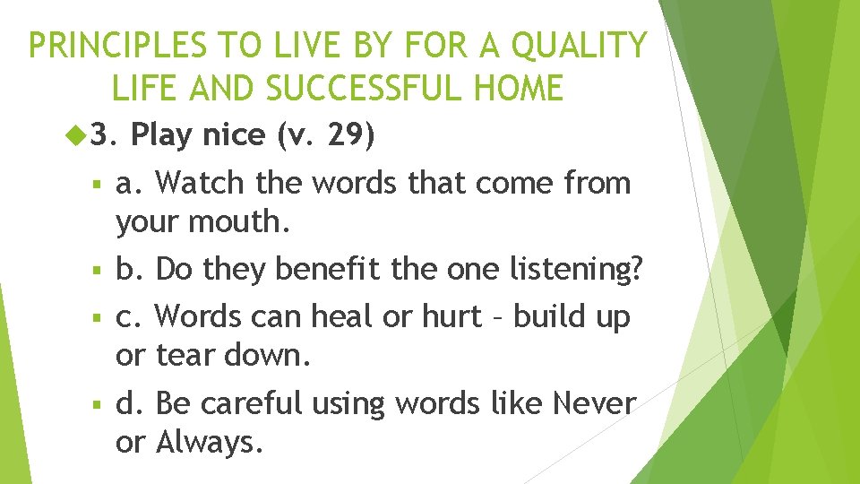 LIVING IN BALANCE Determining Family Priorities Art Adams