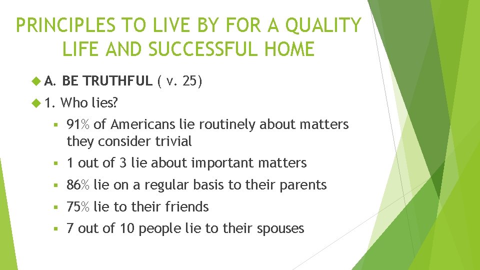 LIVING IN BALANCE Determining Family Priorities Art Adams