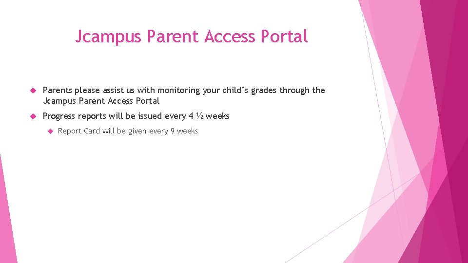 Parent Orientation Shonel BranchLe Duff Assistant Principal Capitol