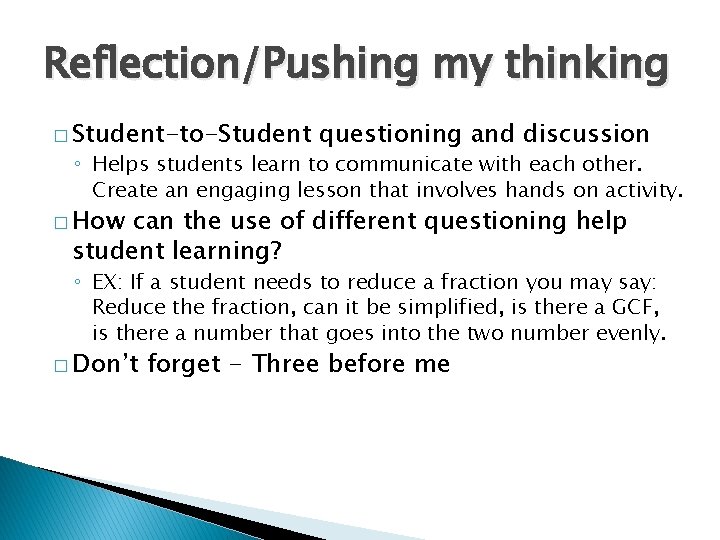 Maria Graziosi Mathematics Discussion and Techniques 3 B