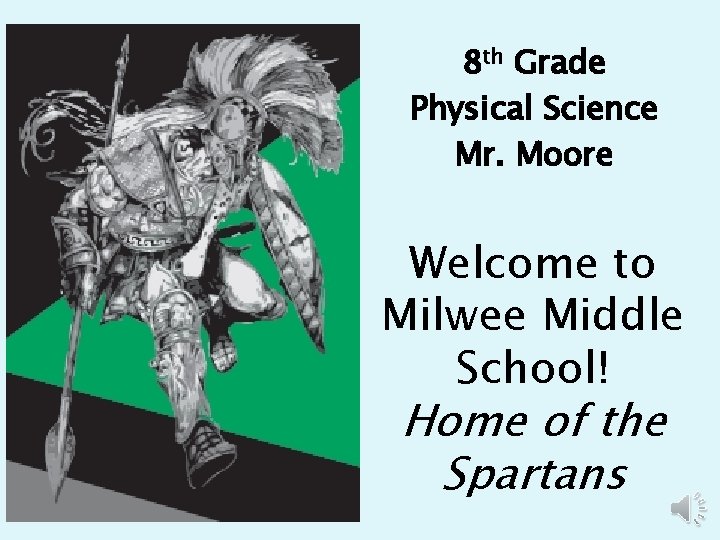 8 th Grade Physical Science Mr Moore Welcome
