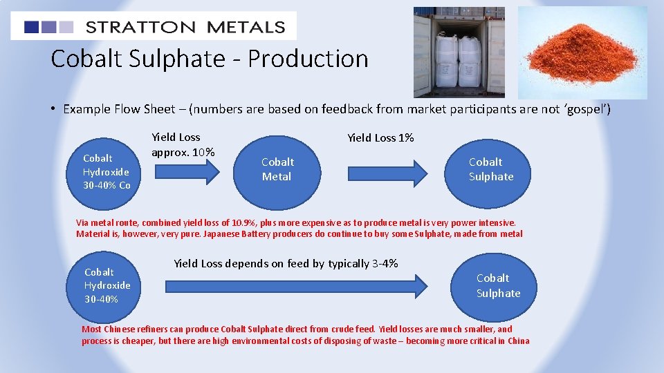 Where will the Crucial Cobalt come from Tony