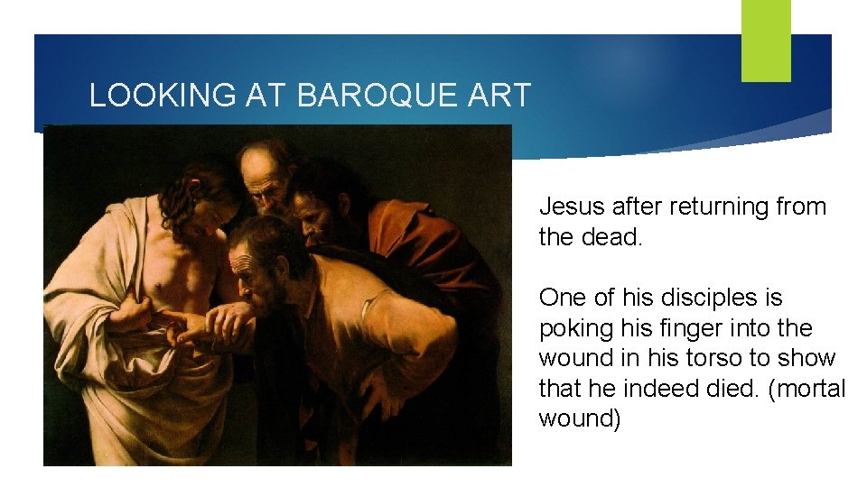 BAROQUE ART INTRODUCTION TO VISUAL ART KET Baroque