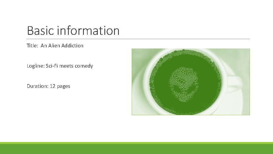 An Alien Addiction ELIZABETH WALTER Basic information Title