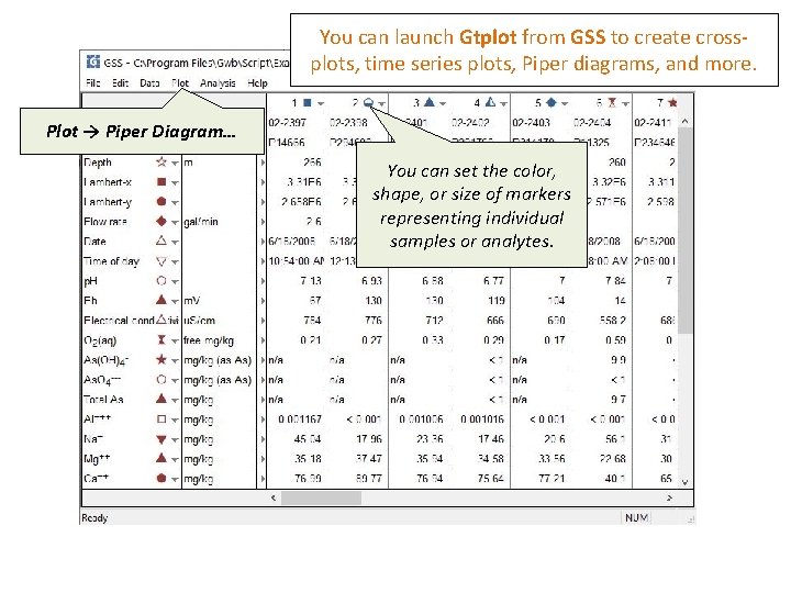 You can launch Gtplot from GSS to create