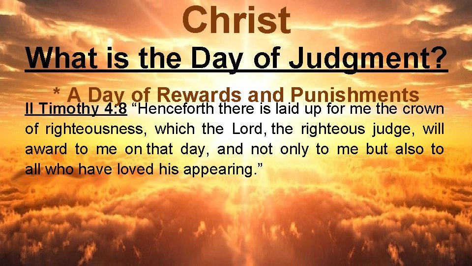 WE BELIEVE in God Our Father Creator Jesus