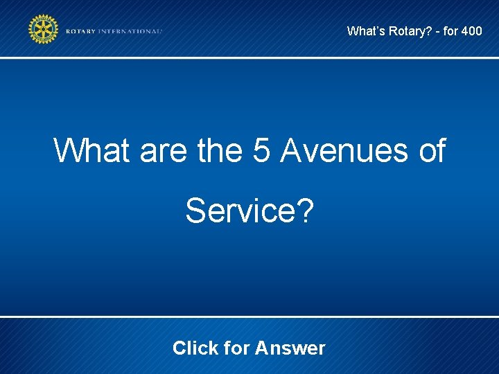 Rotary Did You Know Toronto Twilight Rotary Club