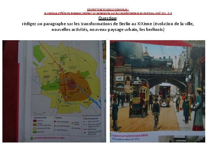 COMPETENCES SOCLE COMMUN Janalyse un document une image