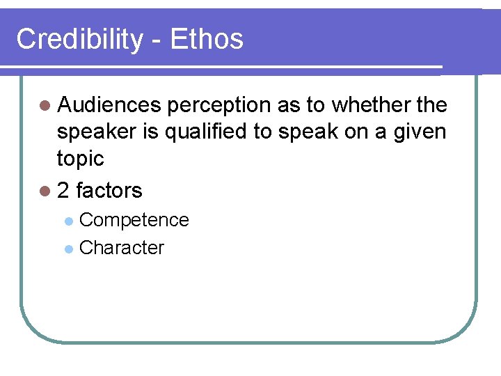 Introduction to Public Speaking Chapters 15 and 16