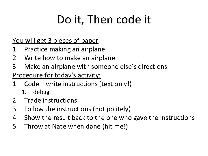 CS 1110 Nate Brunelle Today Programming Languages Stationary