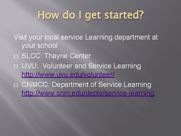 SERVICE LEARNING IN A DEVELOPMENTAL CLASSROOM Jason Roberts