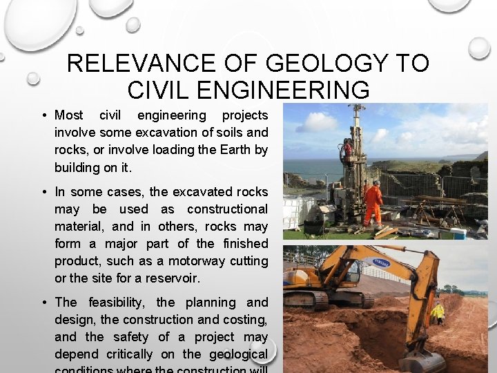 UNIT 1 INTRODUCTION GEO 281 GEOLOGY FOR ENGINEERS