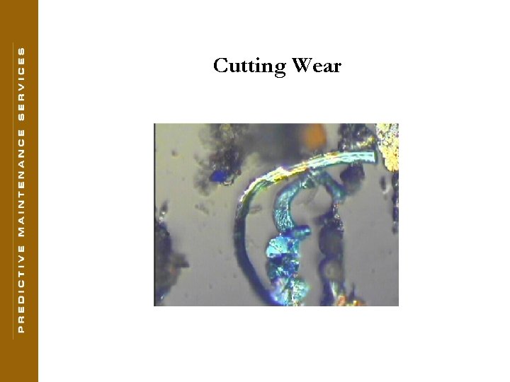 FERROGRAPHY Condition Monitoring through Oil Analysis Condition Monitoring