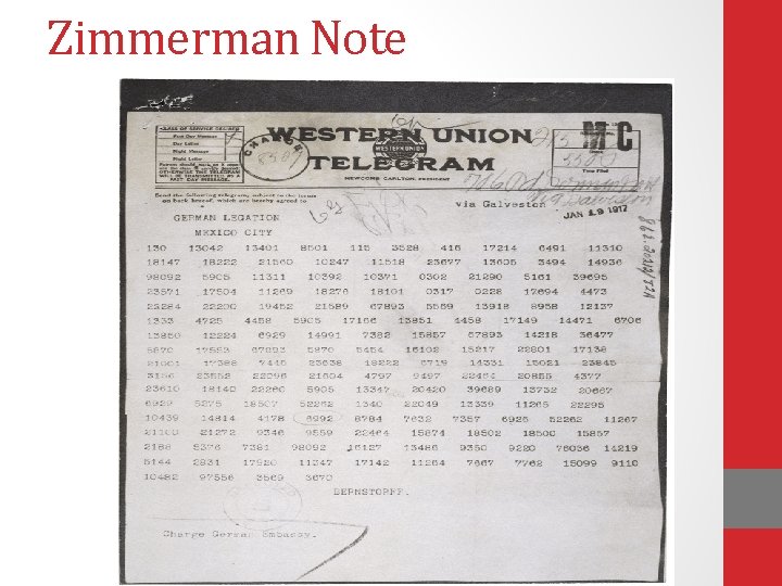 Chapter 24 World War I US History World