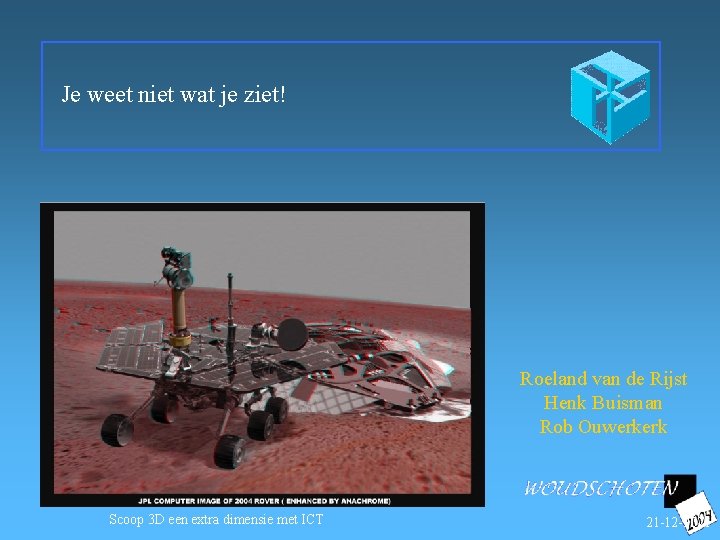 Je weet niet wat je ziet Roeland van