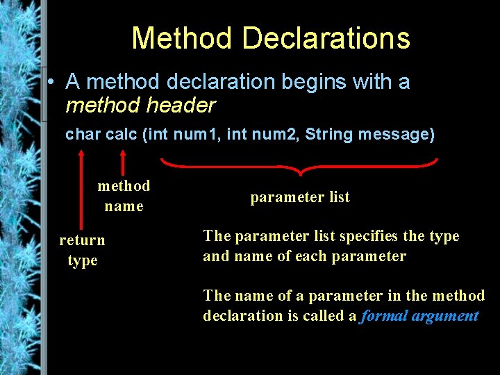 CSCI 11001202 February 27 2002 Writing Methods A