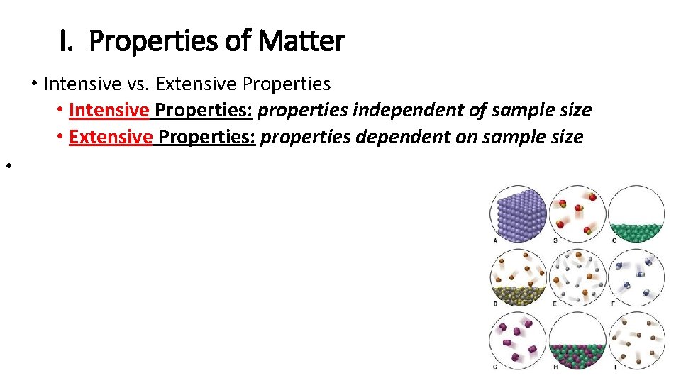 2 1 Notes Properties of Matter I Properties