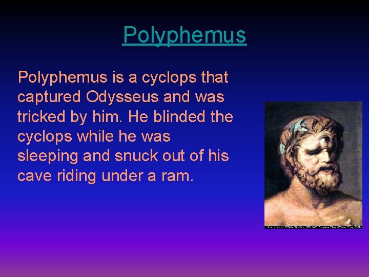 The Odyssey Cassandra Meiswinkel Odysseus is the hero