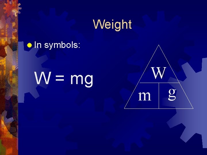 What is mass Mass measures the inertia of