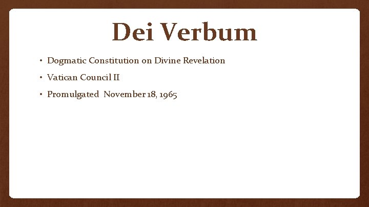 Introduction to Scripture Overview of the Bible Best
