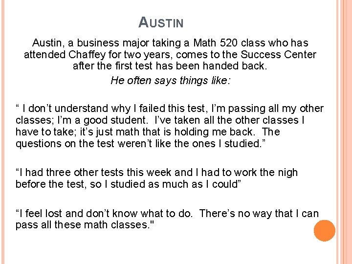 GOAL SETTING CHAFFEY COLLEGE SUCCESS CENTERS TAKE A