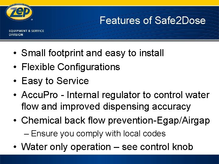 Safe 2 Dose June 2011 Introduction and Background
