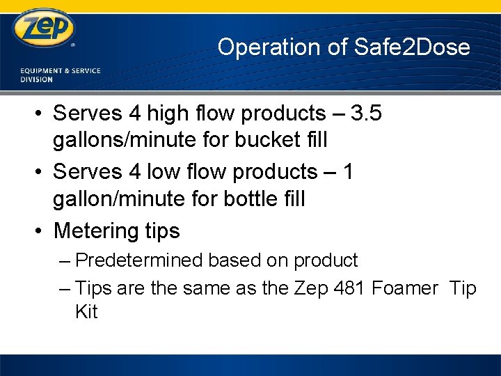 Safe 2 Dose June 2011 Introduction and Background