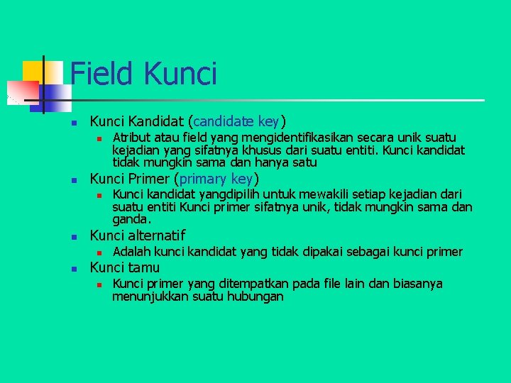 Konsep Dan Struktur DATABASE Novita Sakundarini Teknik Industri