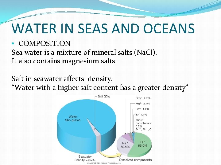 THE HYDROSPHERE THE HYDROSPHERE Three quarters of the