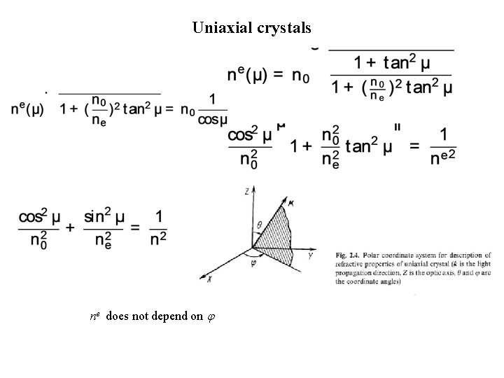 CRYSTAL OPTICS Handbook of nonlinear optical crystals by