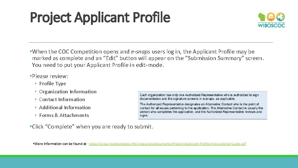 Balance of State Co C Renewal Project Application
