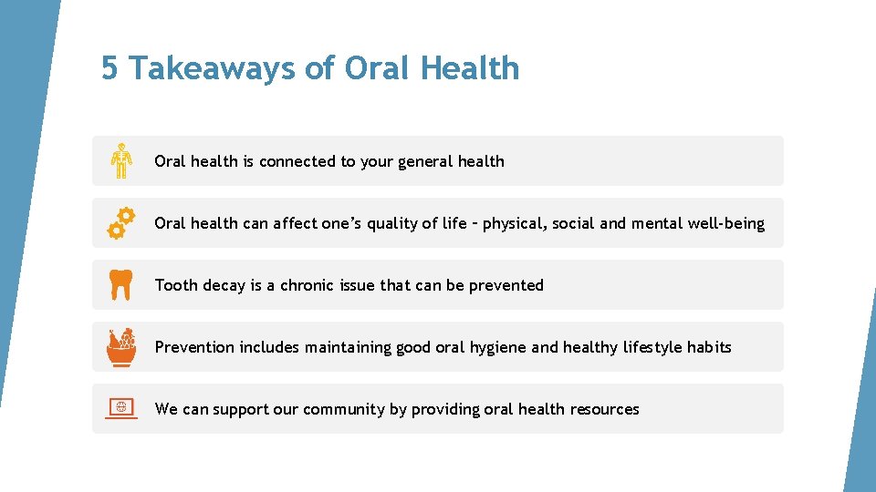 Basics of Oral Health Presentation Contra Costa Health