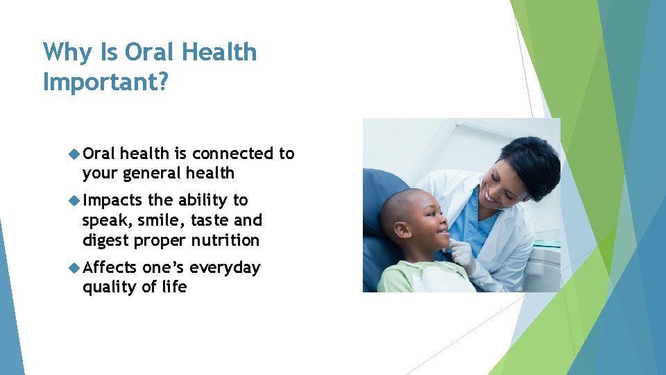 Basics of Oral Health Presentation Contra Costa Health
