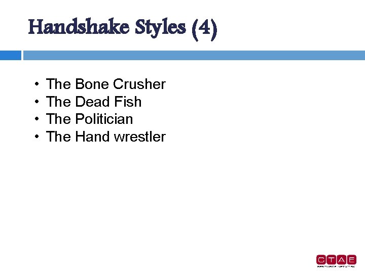 THE HANDSHAKE By Eric Echeverria History of Handshake