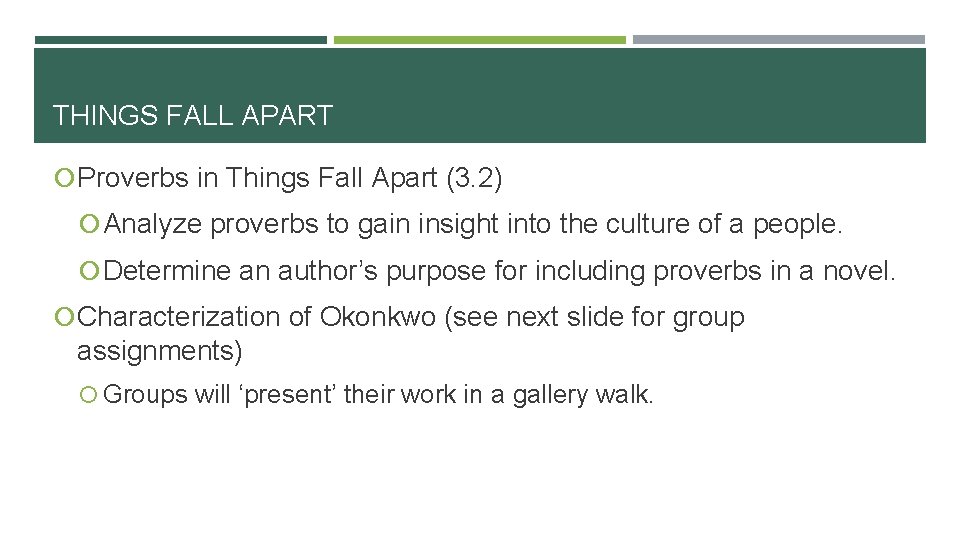 REMINDERS 82417 Bring your Things Fall Apart book