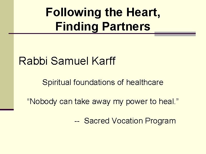 The Soul of Care Margaret Benefiel Ph D